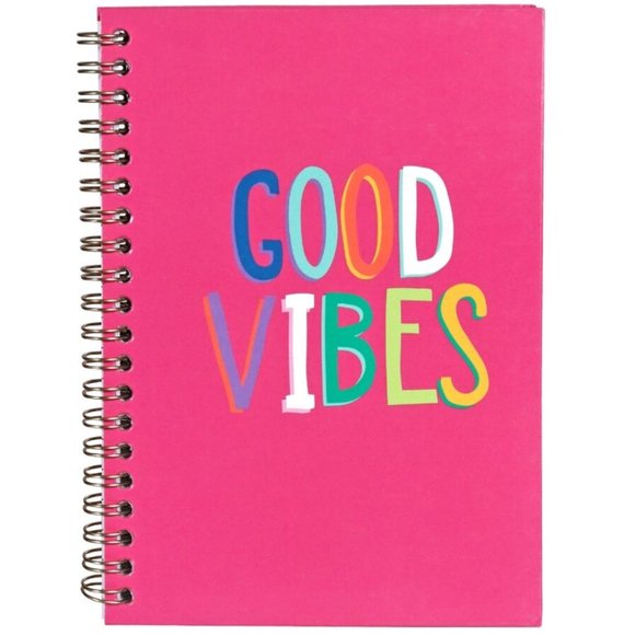 Office | 315 Good Vibes Hot Pink Notebook | Poshmark
